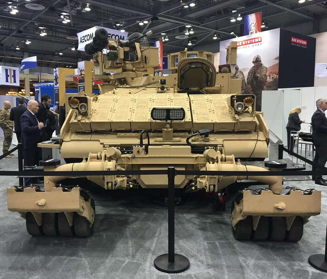 SNAFU!: BAE shows AMPV Engineering Vehicle Variant @ AUSA Global....