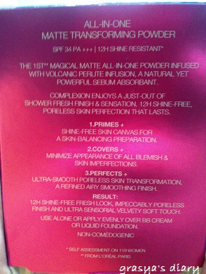 Review for Loreal Mat Magique All-in-One Matte Transforming Powder