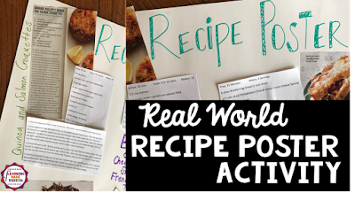 Real World Math #1 - Recipe Poster Activity | Learning Made Radical