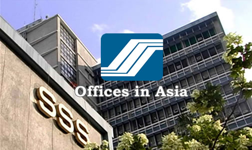 List of SSS Representative Offices in Asia