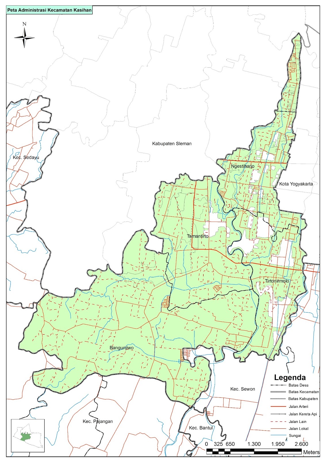 Bantul Magnificent: Kumpulan Peta Kabupaten Bantul