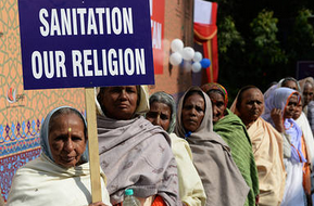 4.3% rural women faced molestation on defacating in open, 7.6% on going ...