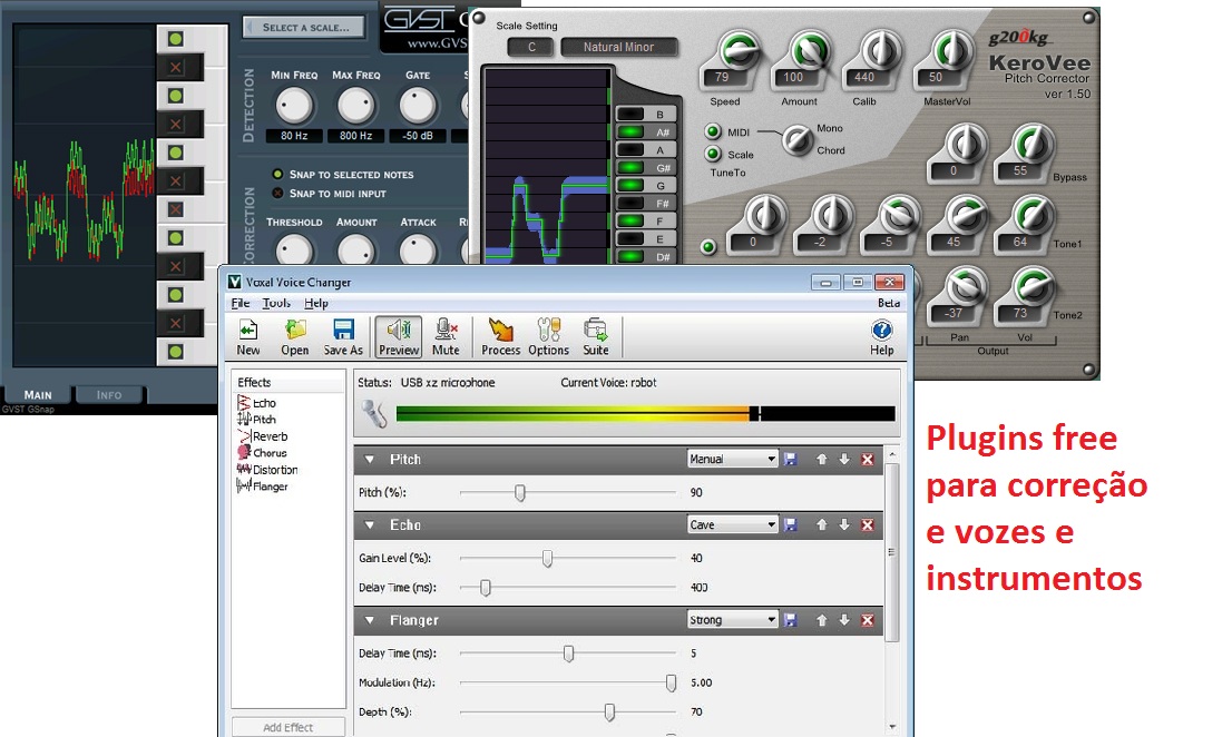 Plugins vst: alternativas gratuitas ao auto tuner e melodyne