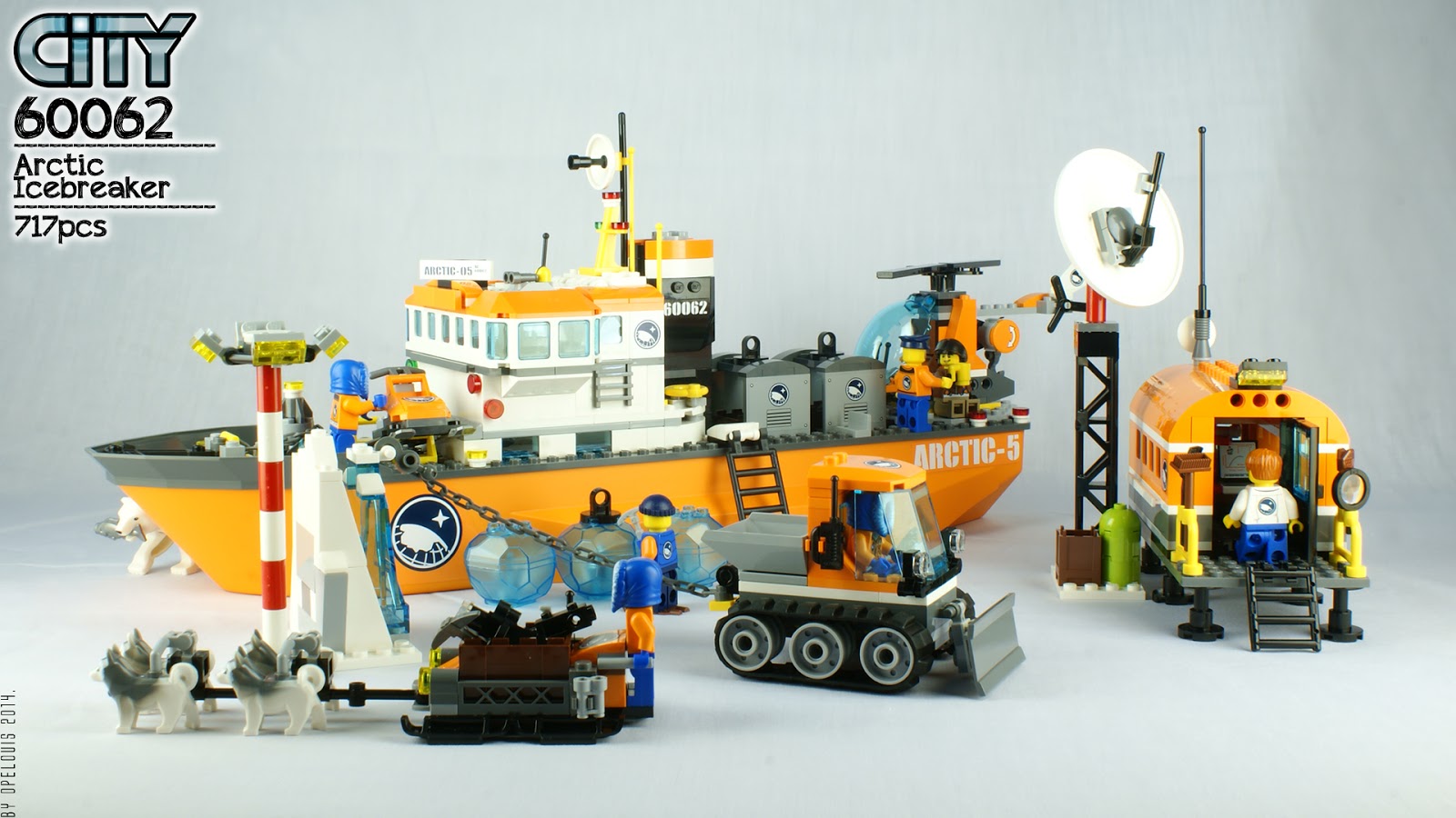 Opelouis's Toys Collection: LEGO City 60062 Arctic Icebreaker.