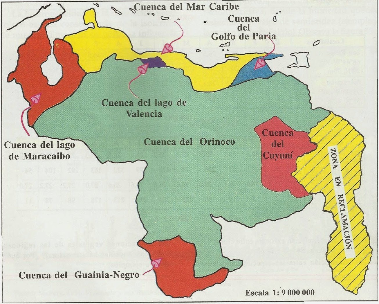 GEOGRAFÍA DE VENEZUELA 3ER AÑO: Cuencas hidrográficas nacionales ...