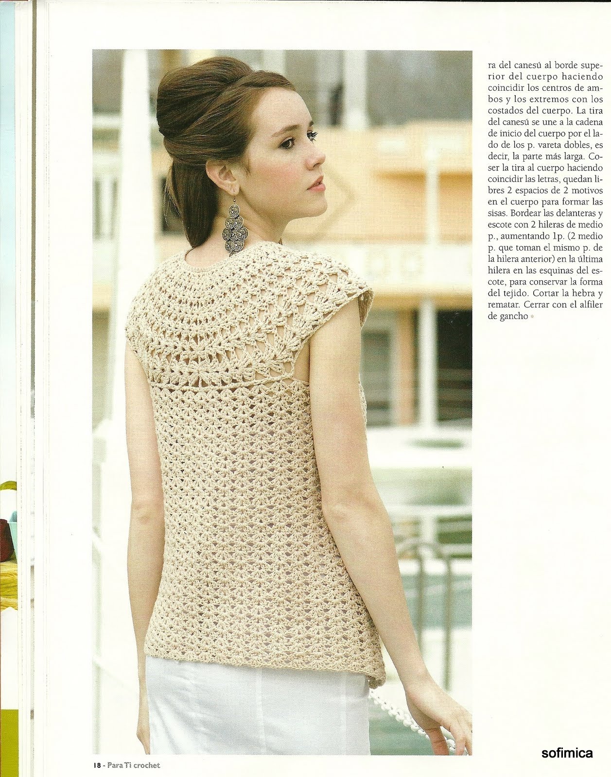 Puntos y Retazos: hermoso saco en crochet