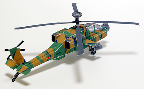 AH-64D Apache Longbow Paper Model | Paperized Crafts