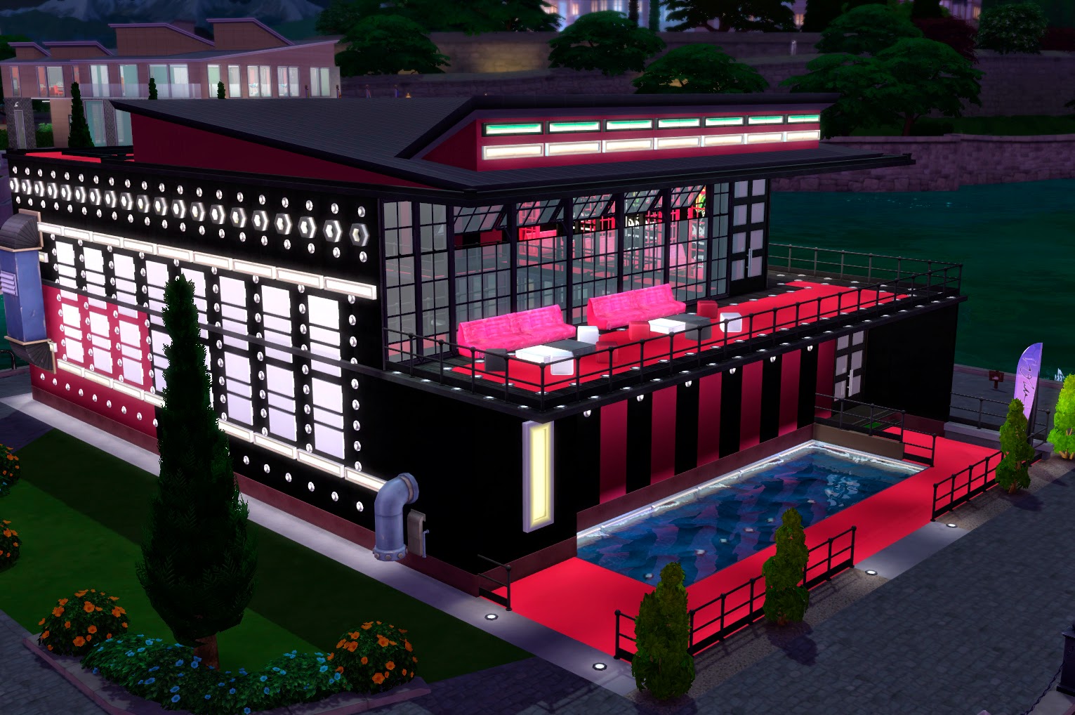 Sims 4. Dansims NightClub.