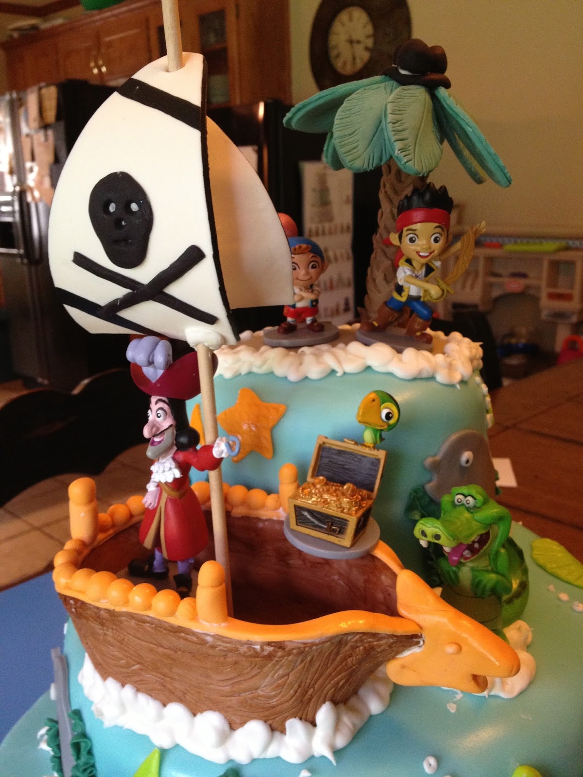 Learning To Fly Cakes and Pastries: Sean's Pirate Party!