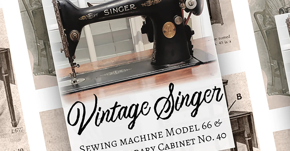 Vintage 1926 Singer Class 66 Sewing Machine and No. 40 Cabinet - $125 ...
