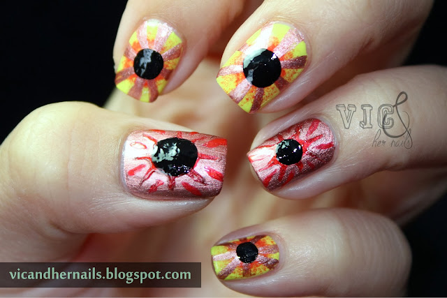 Vic and Her Nails: November N.A.I.L. - Theme 1: Solar Eclipse