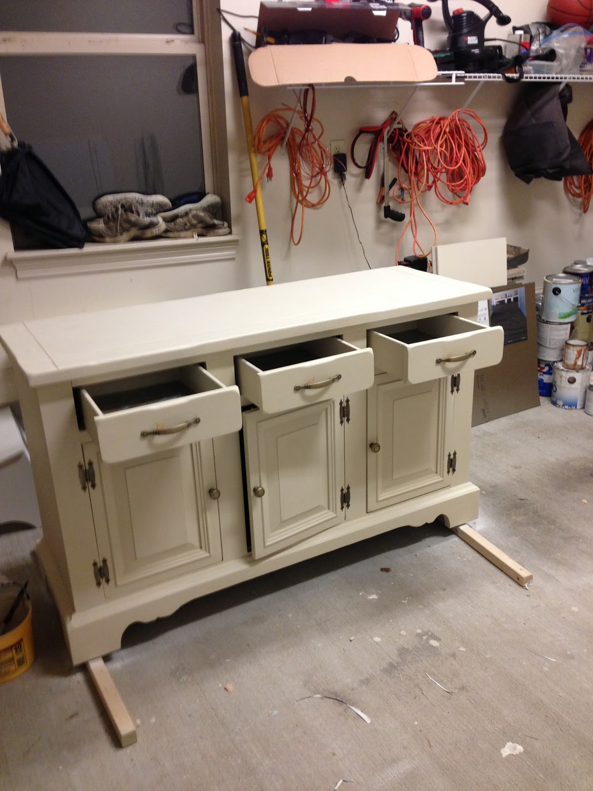 kara.michelle.designs: China Hutch Makeover into Wine Bar