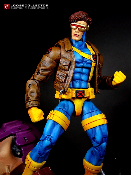Loosecollector Custom Figures Archive: Jim Lee style Cyclops (brown jacket)
