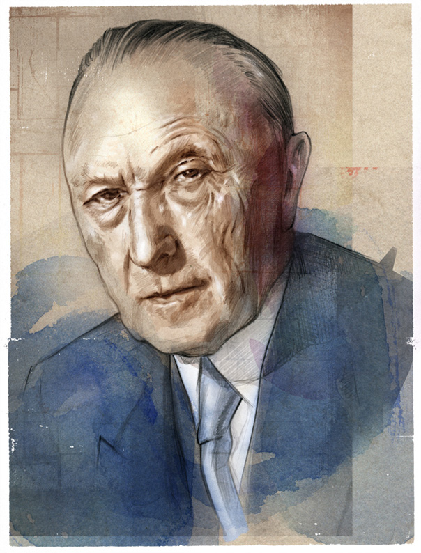 BRAUNTOWN: Konrad Adenauer for 'arte MAGAZIN'