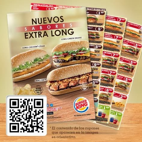 me gusta ahorrar: Nuevos cupones de BURGER KING