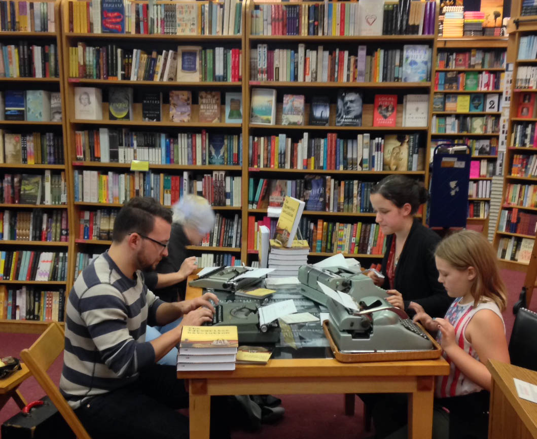 Signing at Joseph-Beth/ /THE TYPEWRITER REVOLUTION