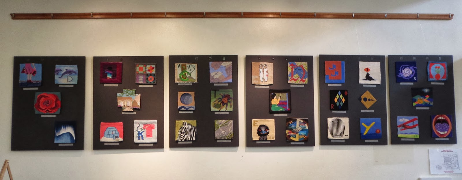 Rebecca Mezoff, Tapestry Artist: Alphabet Soup hits Santa Fe