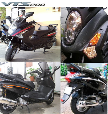 ARJUN'S CORNER......: sym VTS 200 - skuter pilihan..