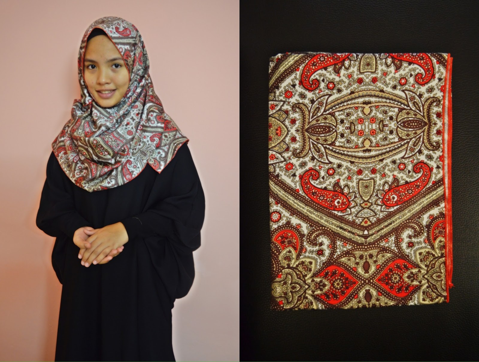 LINRIS: Shawl cotton corak paisley