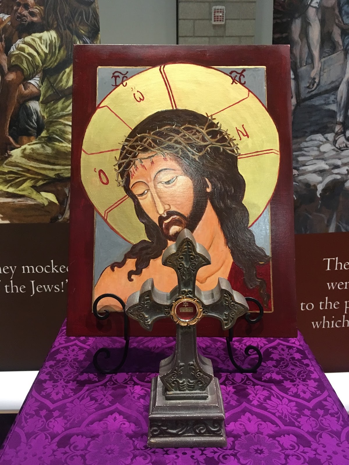 Tim in English: Catholic "Relics of the Passion" program, Riverton ...