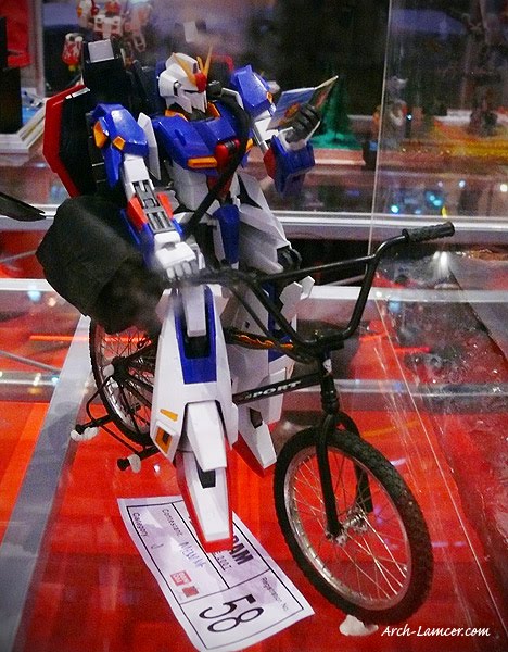 Gundam Riding a Bike ~ Anime Wallpapers Zone