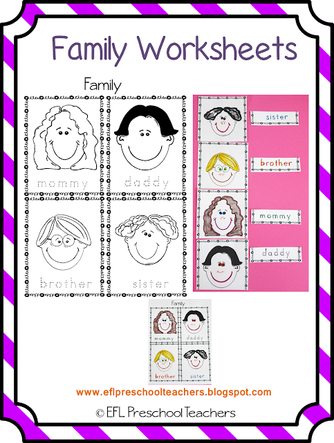 ESL/EFL Preschool Teachers: Family Theme Resource for ESL