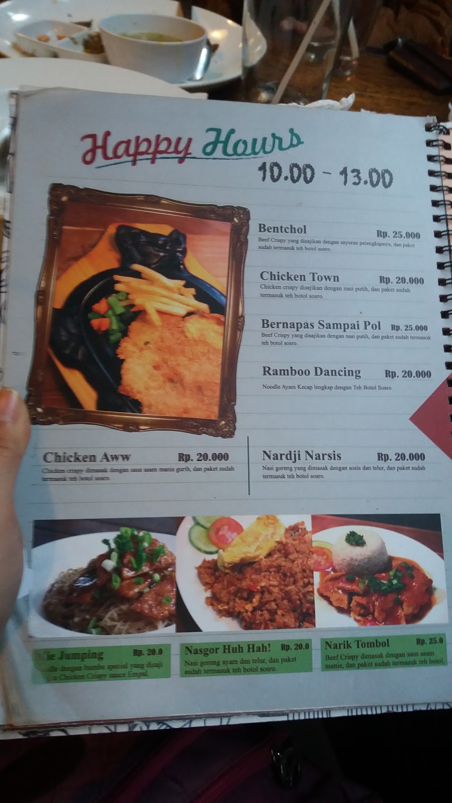 Nismut \(^_^)/: Daftar Menu Kedai Amarta Pleburan Semarang