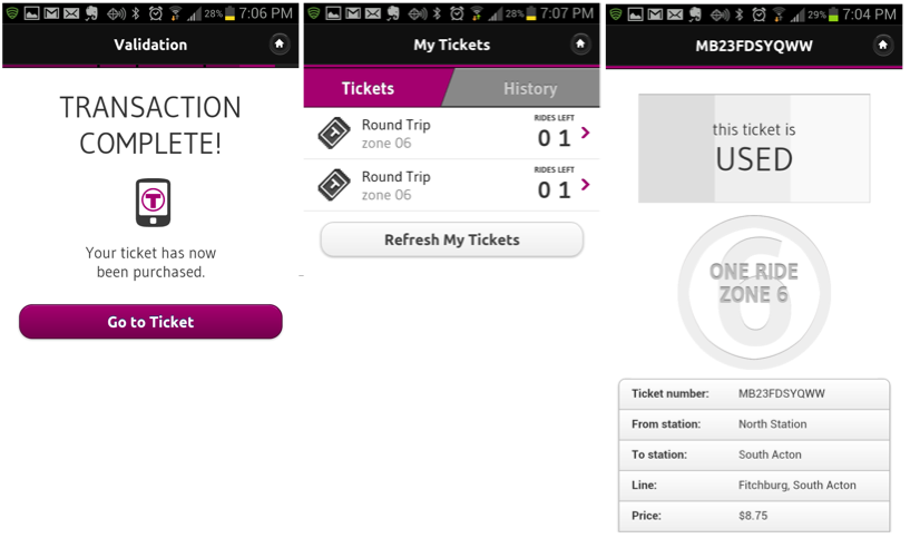 Payments Innovation Road Trip: Experiencing Payments: Flawless MBTA App