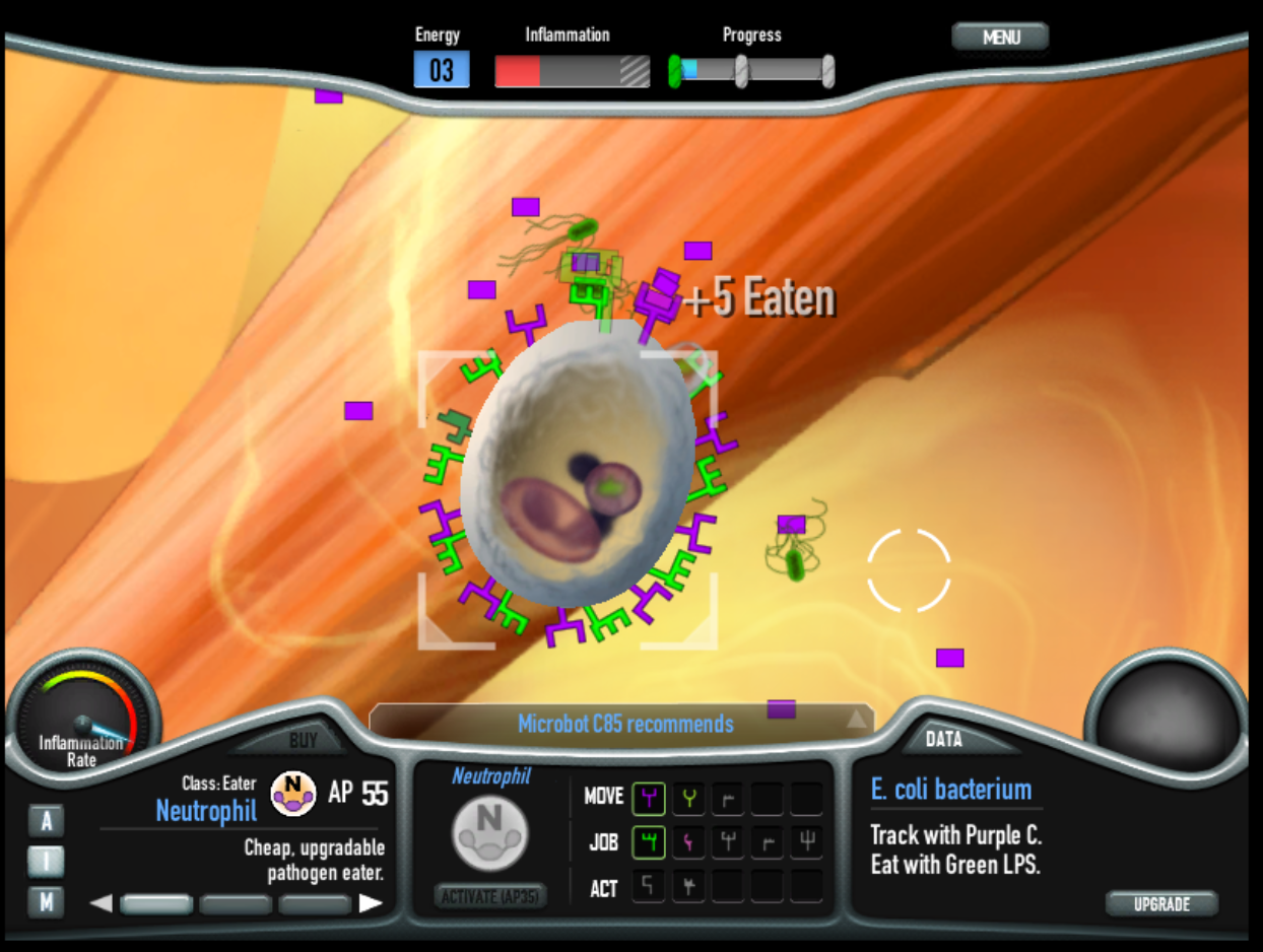 Crea y aprende con Laura: Immune Defense. Un juego en el que dirigirás ...