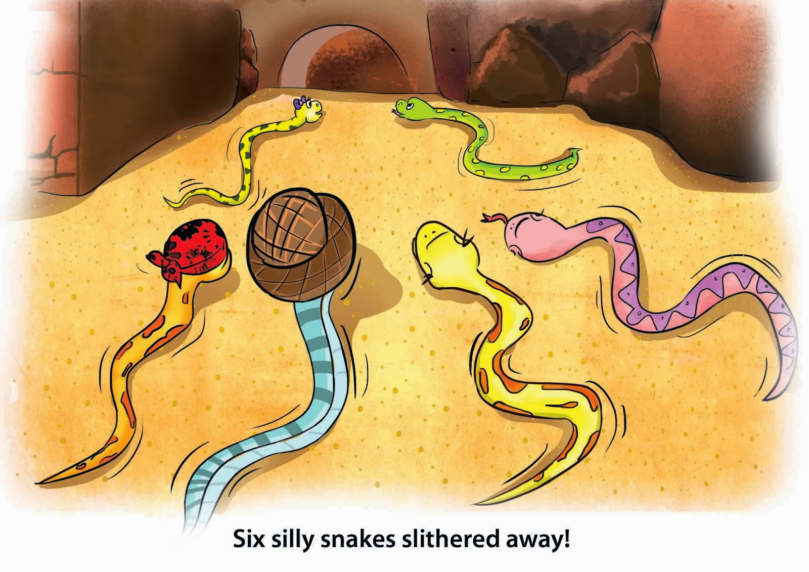 Six Silly Snakes | CY Portfolio