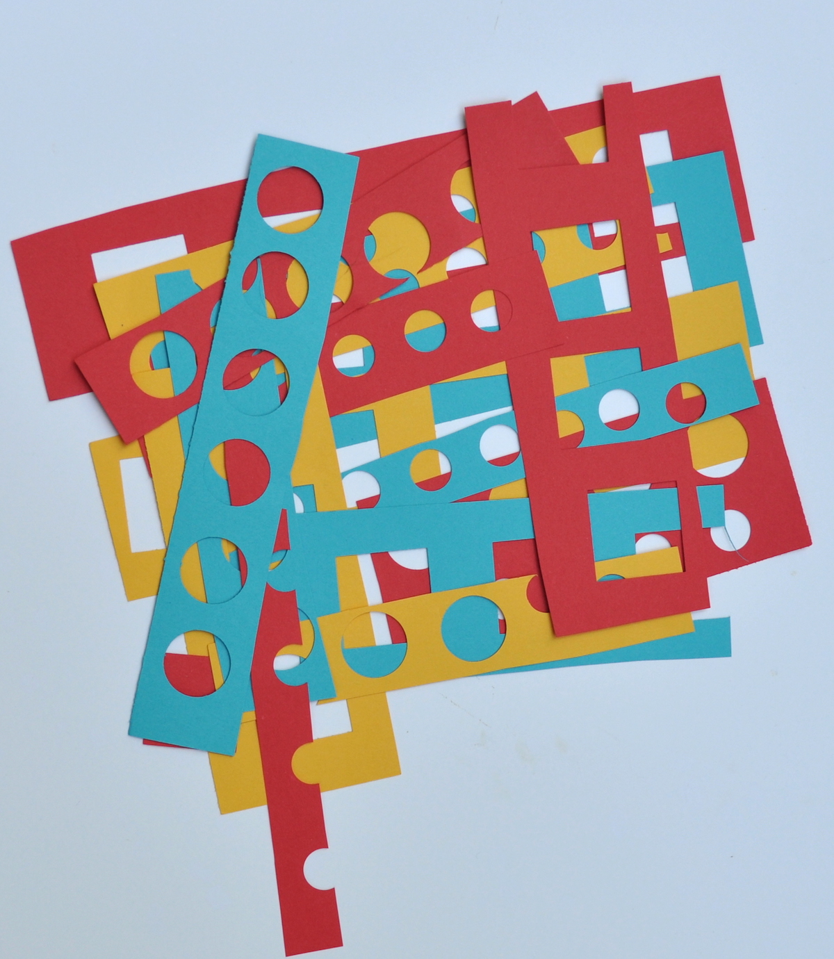 Art with Kids: Paper Punch Collage