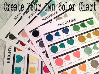 Free Color Chart Template