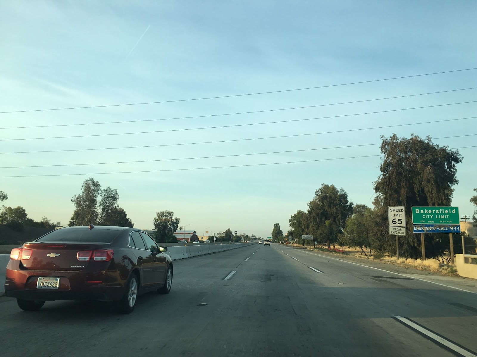 California State Route 58 from CA 99 in Bakersfield east to Interstate ...