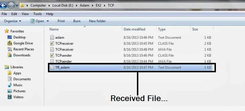 TCP Receiver & Sender Program TCP Receiver & Sender Program