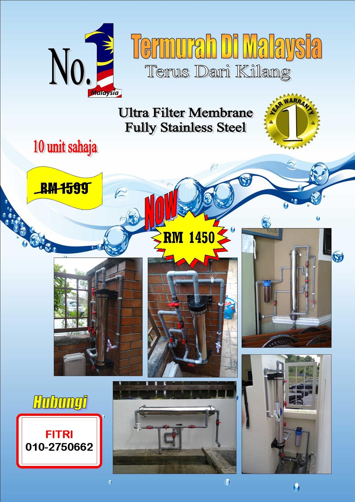Penapis Air Luar & Dalam Rumah