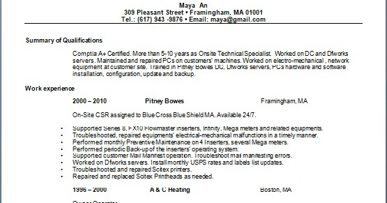 Chief Engineer Resume Examples in Word Format Free Download