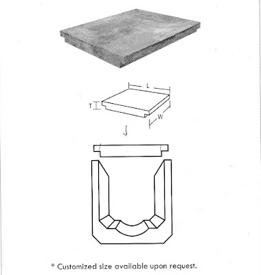 PRECAST COMPRESSED SLAB / CONCRETE GRATING: DRAIN