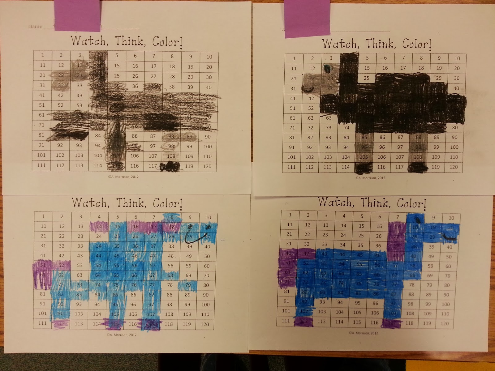 Differentiating Instruction with Watch, Think, Color games | The ...