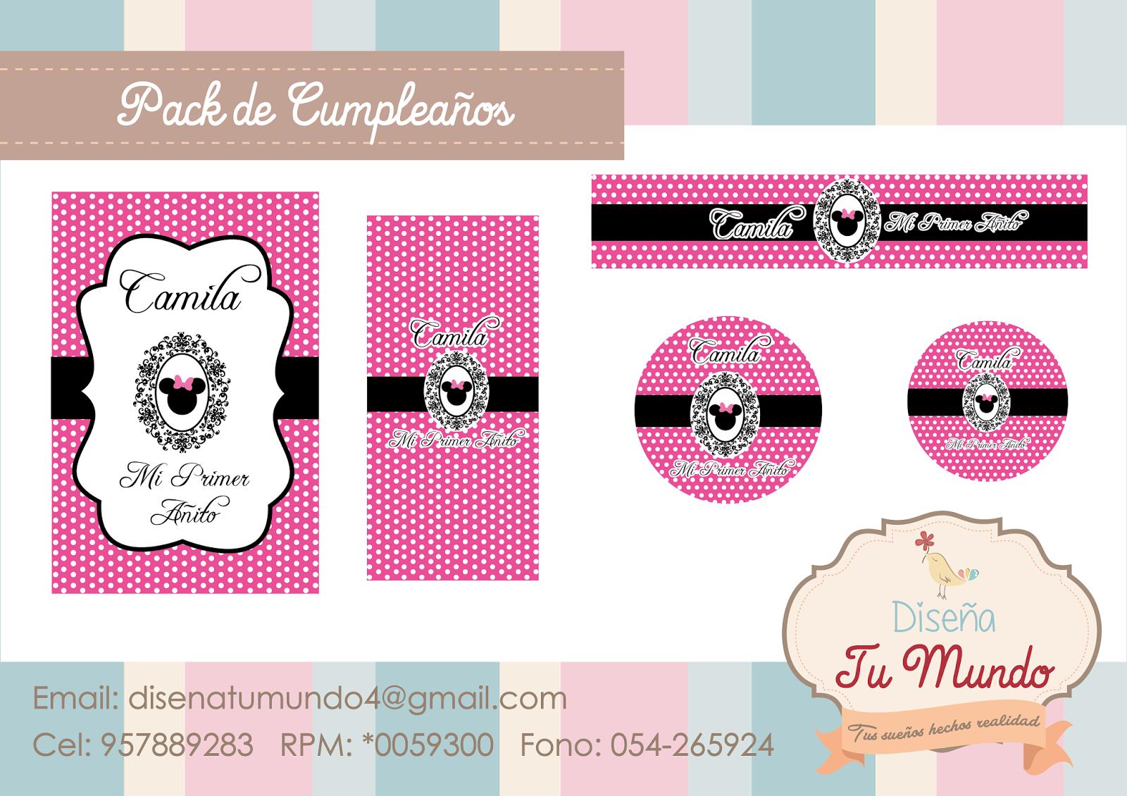 Diseña Tu Mundo: Mimmie Mouse