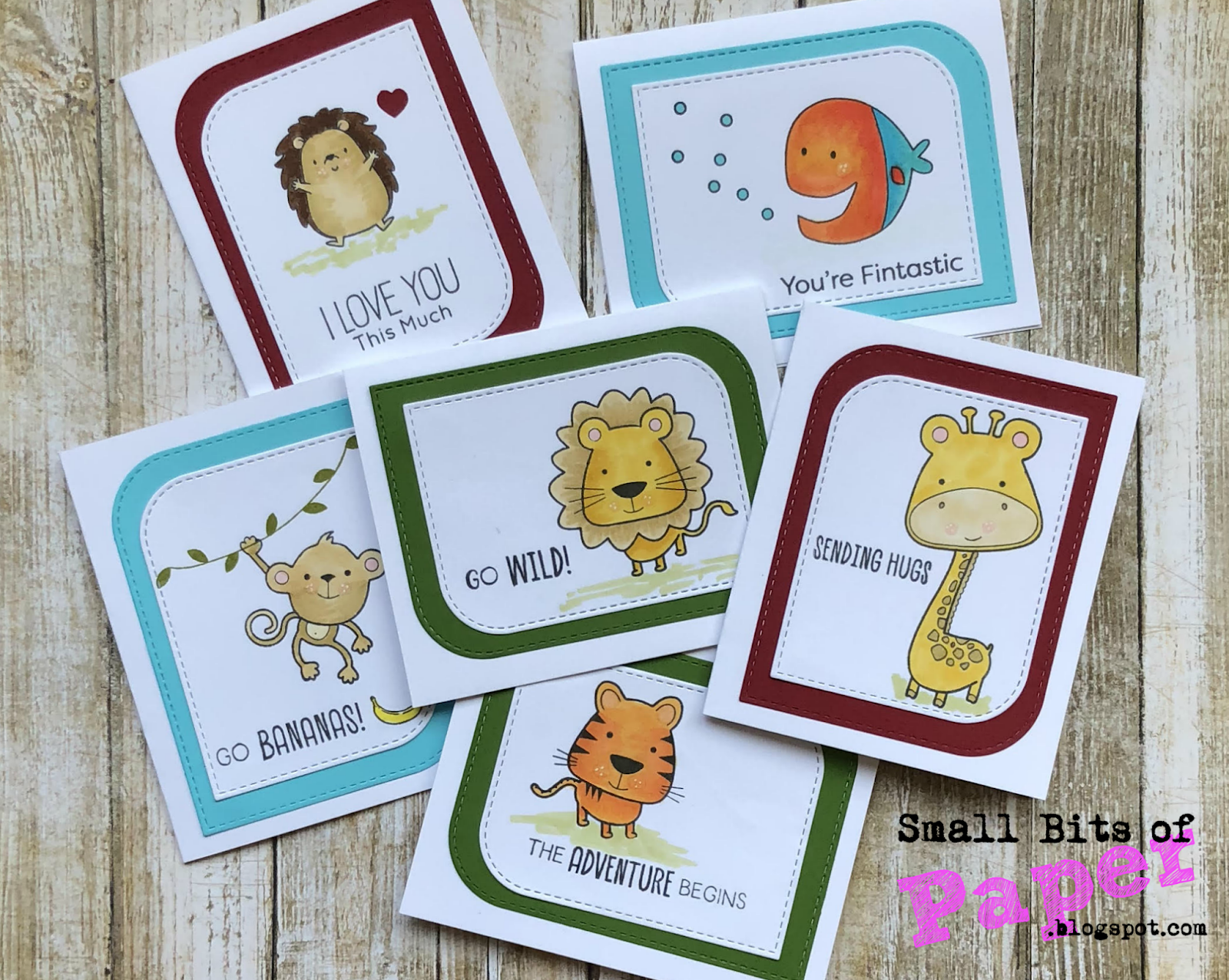 Camp Cards | Small Bits of Paper