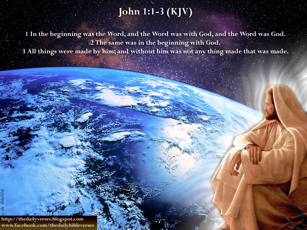 Daily Bible Verses John 1 1 3