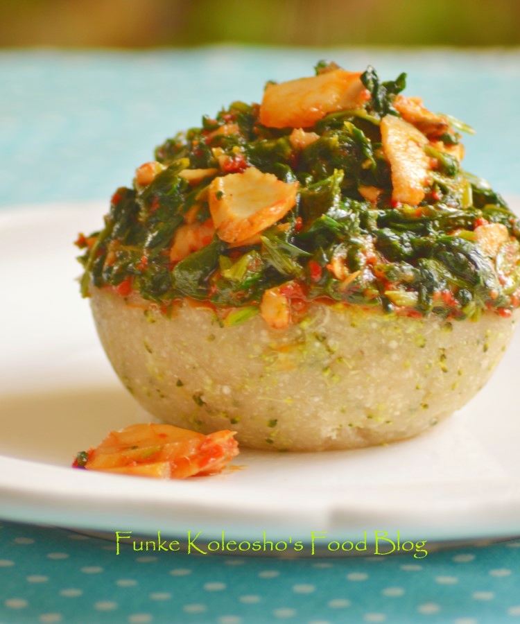 Veggie "Swallow" (Gari/Eba)