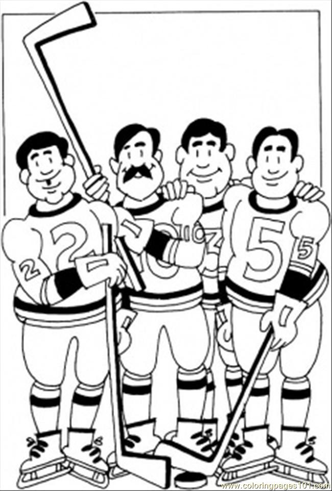 Free Sports Teams Coloring Pages