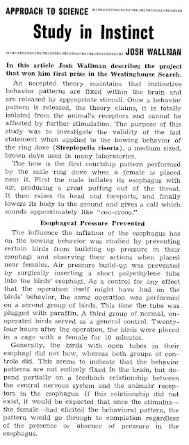 Josh Wallman: Bronx High School of Science