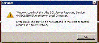 Microsoft SQL Server: SQL Server Reporting Services fails to start. Why?