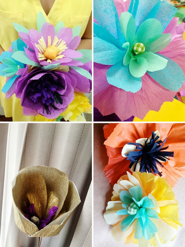 Forty Weeks: Crafts/DIY: Paper Flowers Workshop