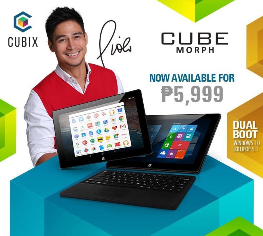CUBIX Cube Morph Announced for Php5,999; 10-inch Dual Boot Tablet ...