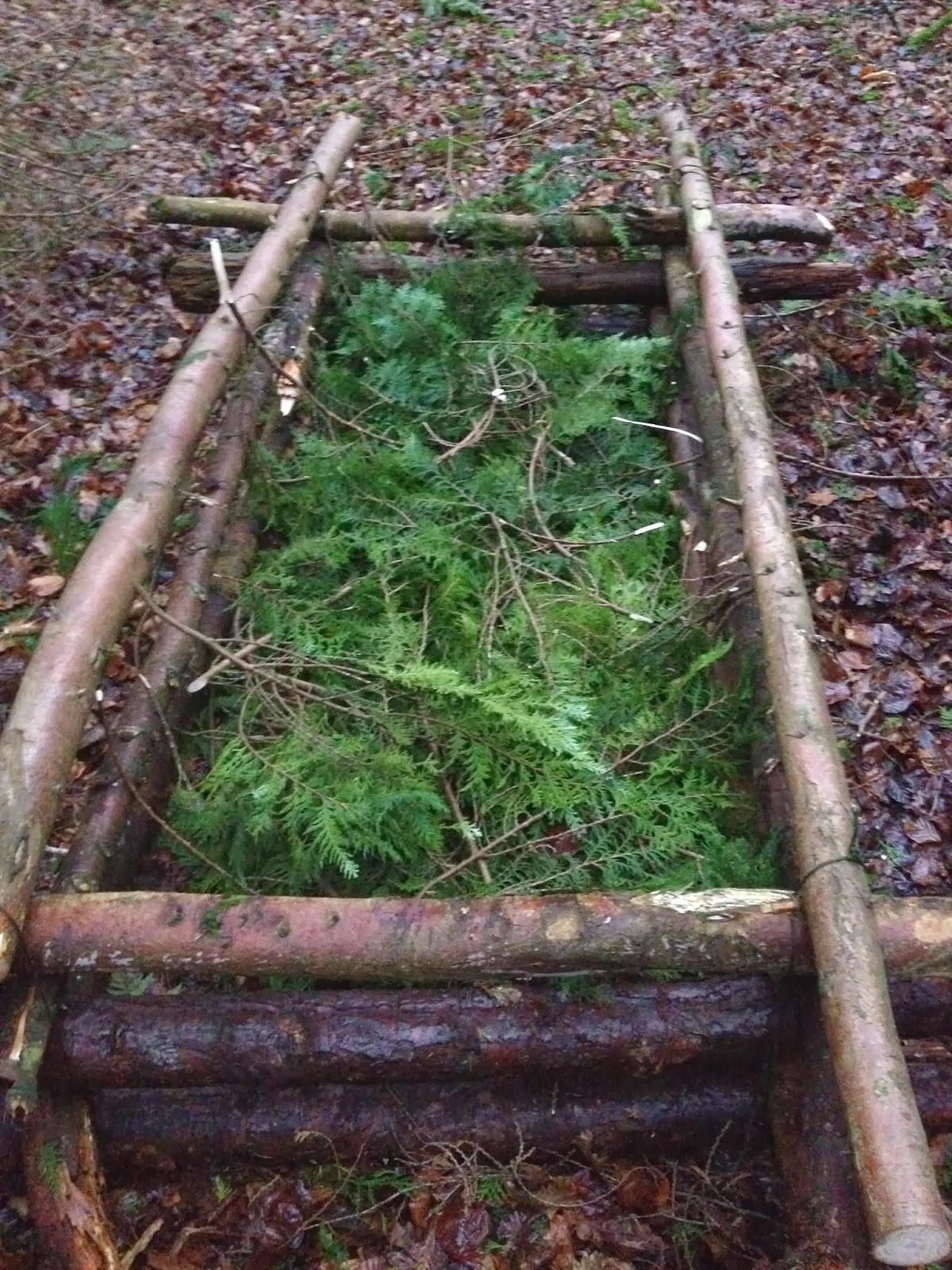 BUZZARD BUSHCRAFT: Bough Bed