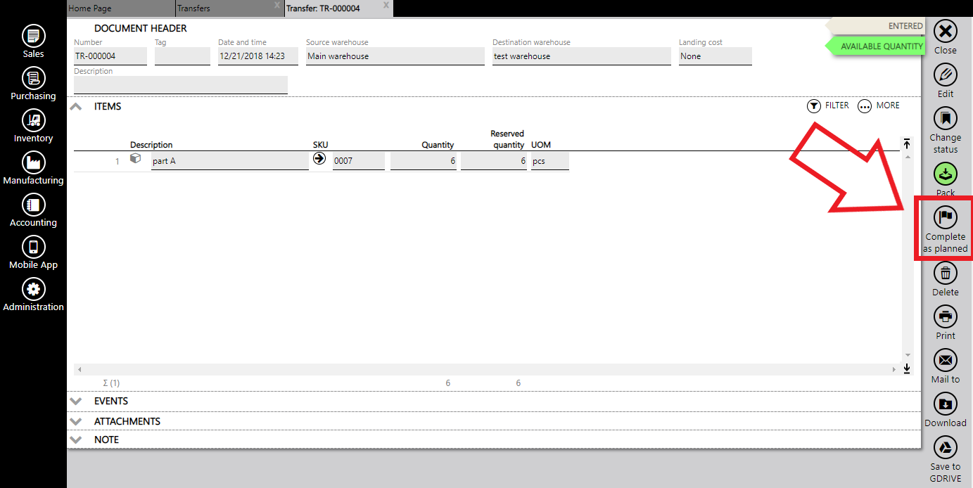 Item-transfer-complete-as-planned - ERPAG