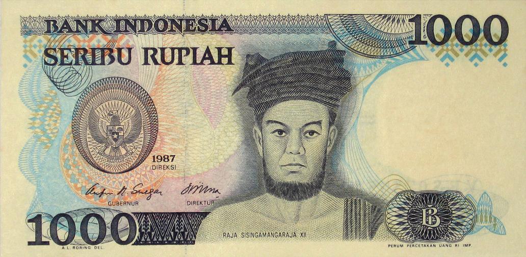 Rp.1000 - Tahun 1987 ~ Galeri Uang Rupiah Indonesia